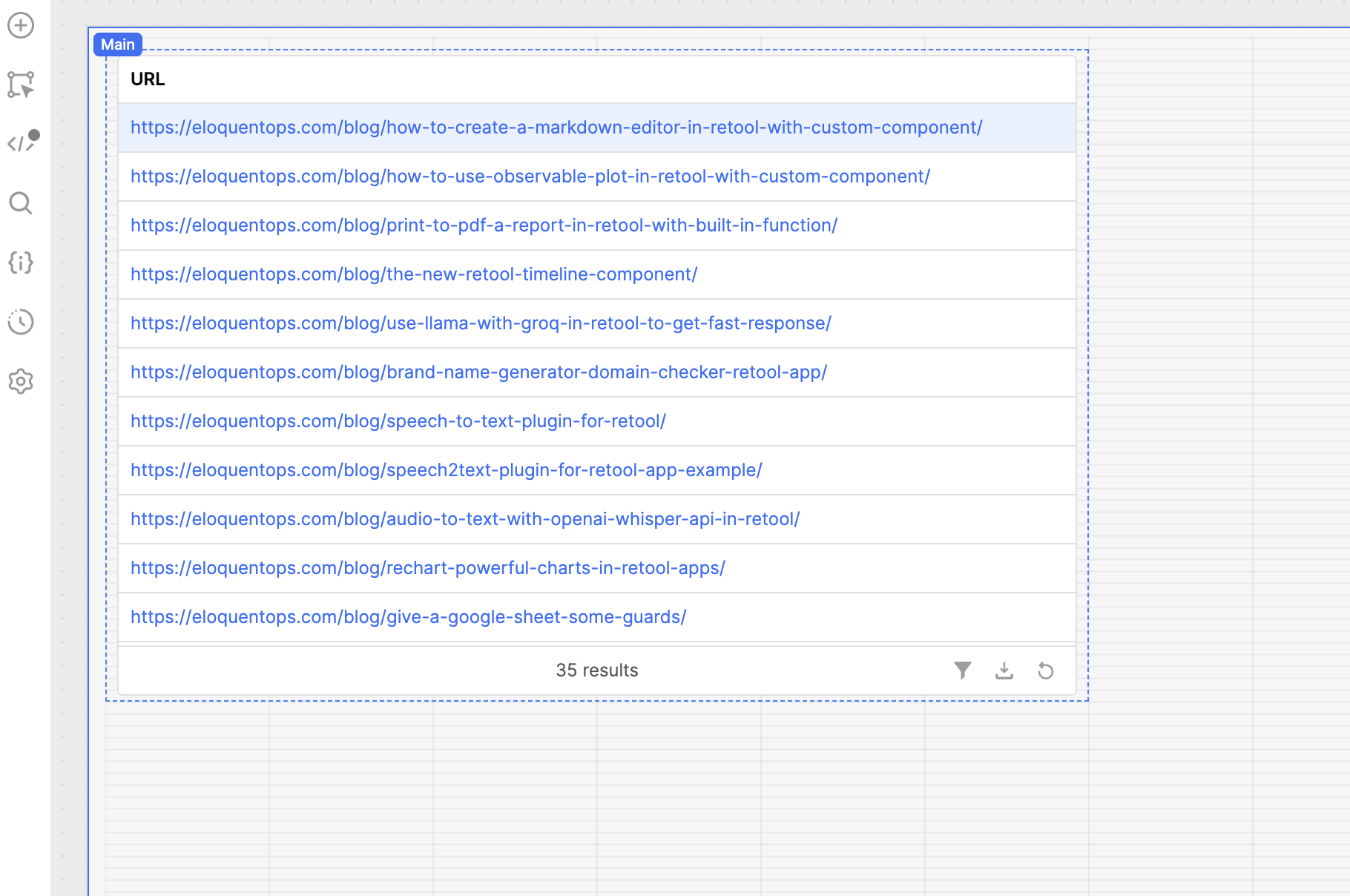 How to fetch XML with REST API resource in Retool