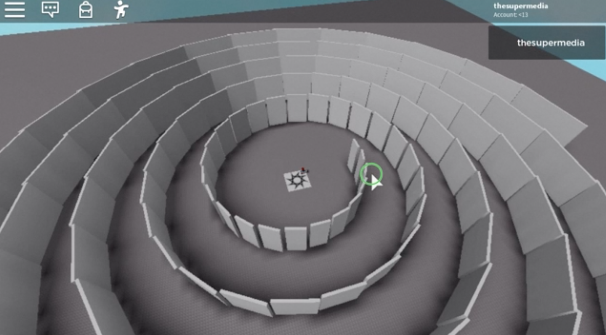 Roblox Script create a spiral labyrinth @ Fabio Franchino