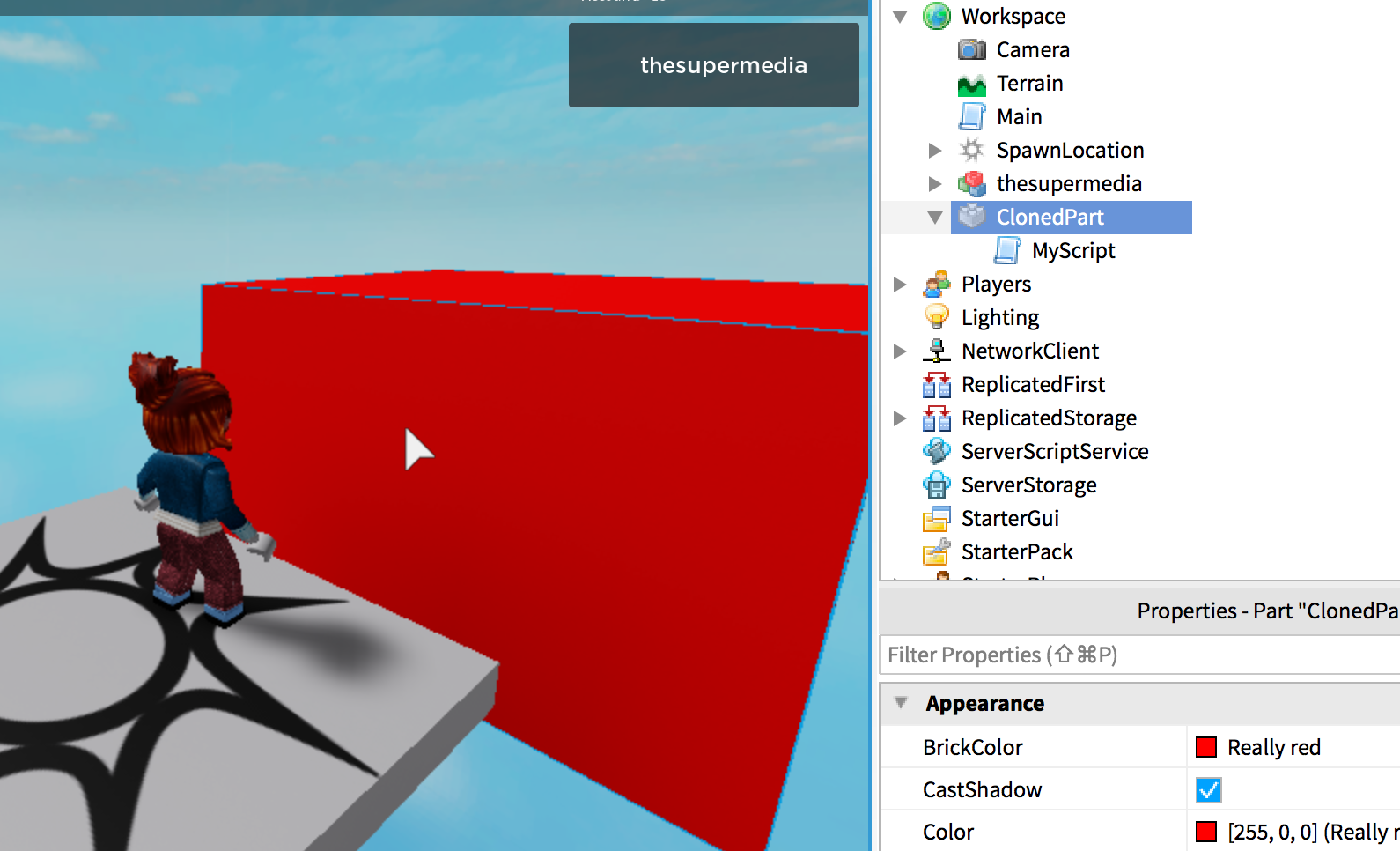 Roblox Script Clone Parts With Self Properties Fabio Franchino